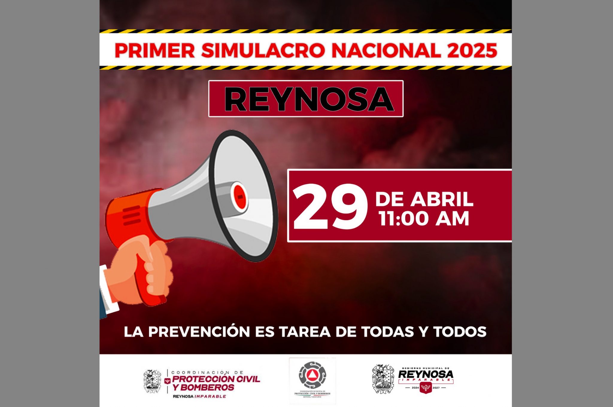 Participa Gobierno de Reynosa en Primer Simulacro Nacional 2025 ...