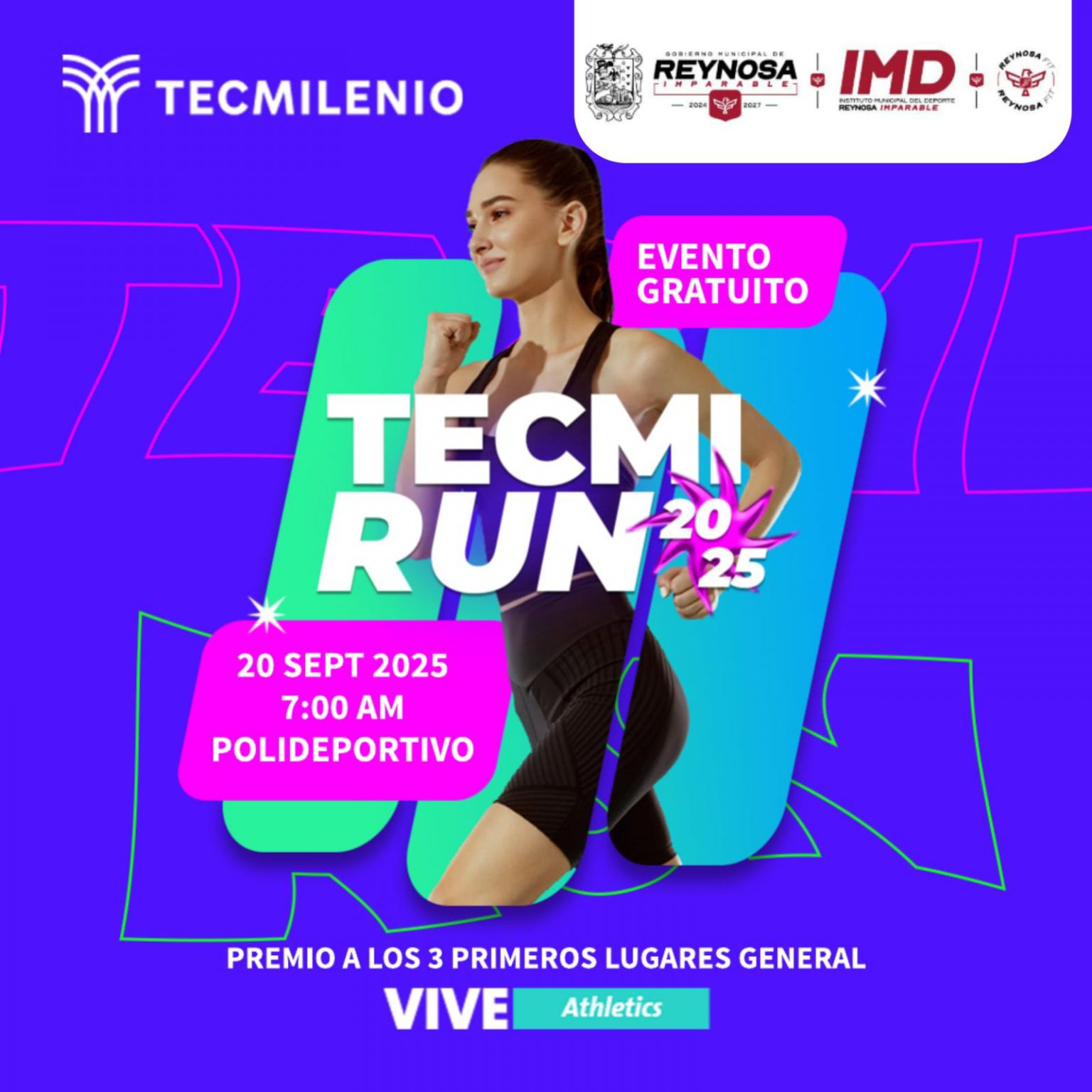 Invita el Gobierno de Reynosa a activarse con la Tecmi Run 2025 ...